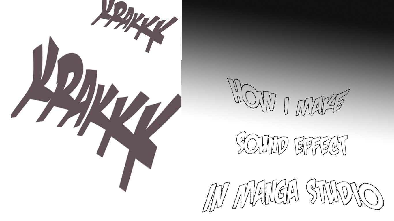 Membuat sound effect dengan manga studio - MAYAGAMI