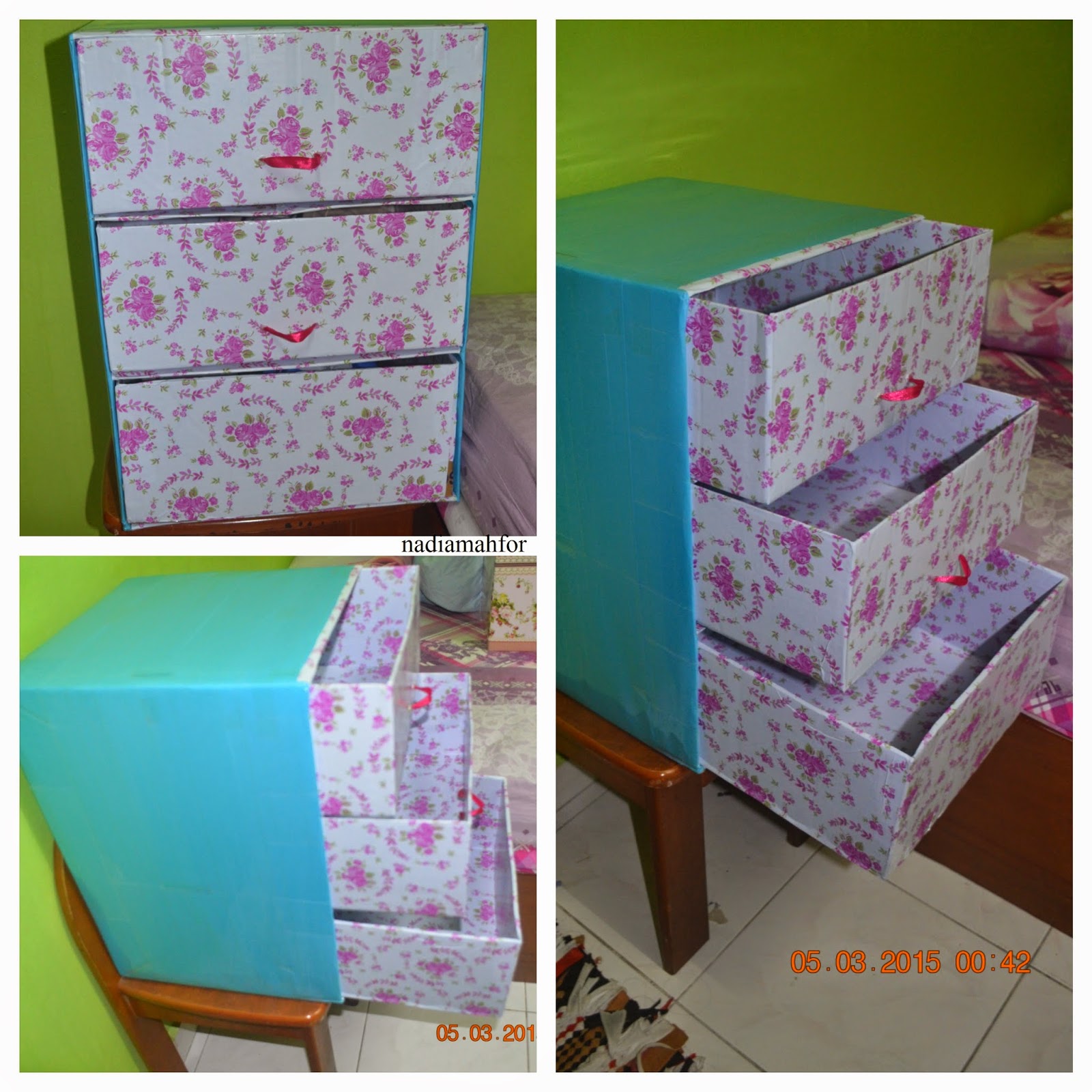 DiyaCerita: storage box for small clothes