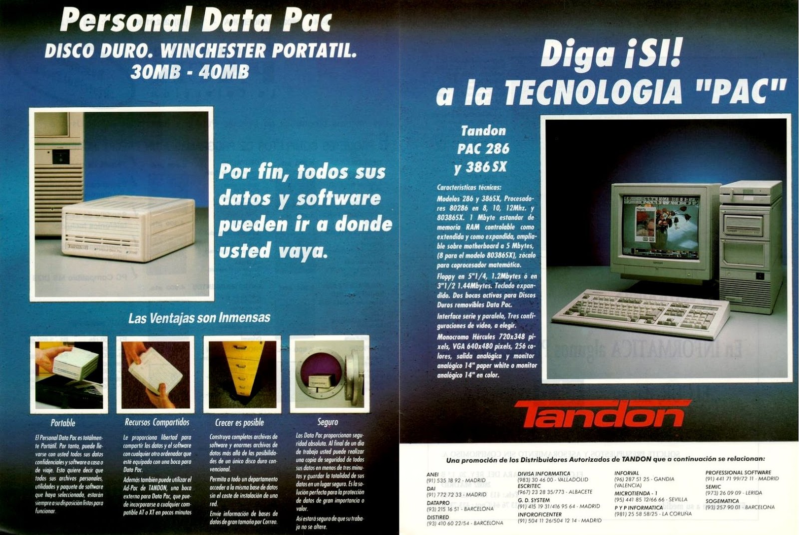 Informatica Viejuna: Tandon DataPac