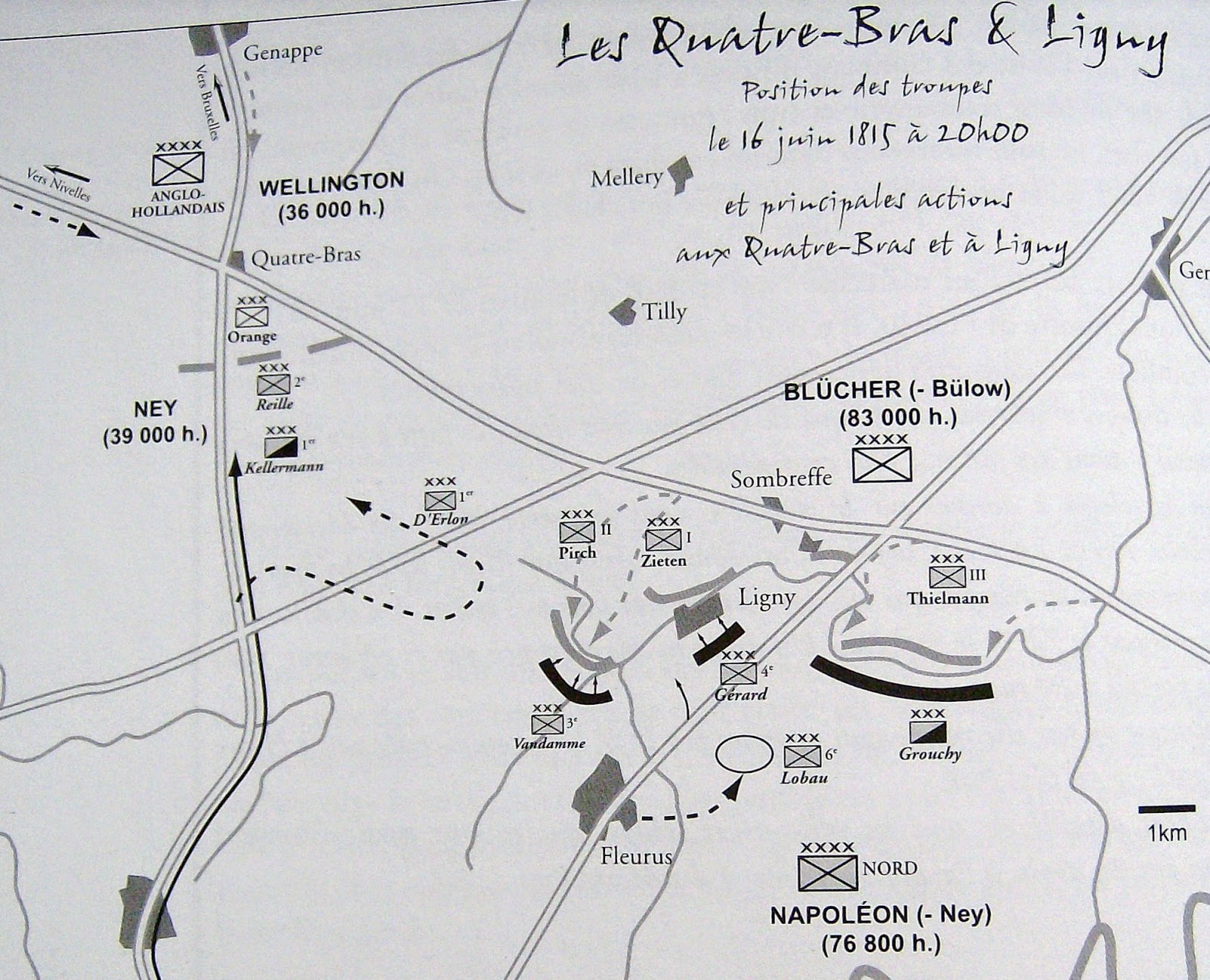 THE BRITISH ARE COMING!: Maps of the Battle of Quatre-Bras