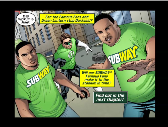 Comic Kathy: Subway / Justice League Famous Fans the Motion Comic