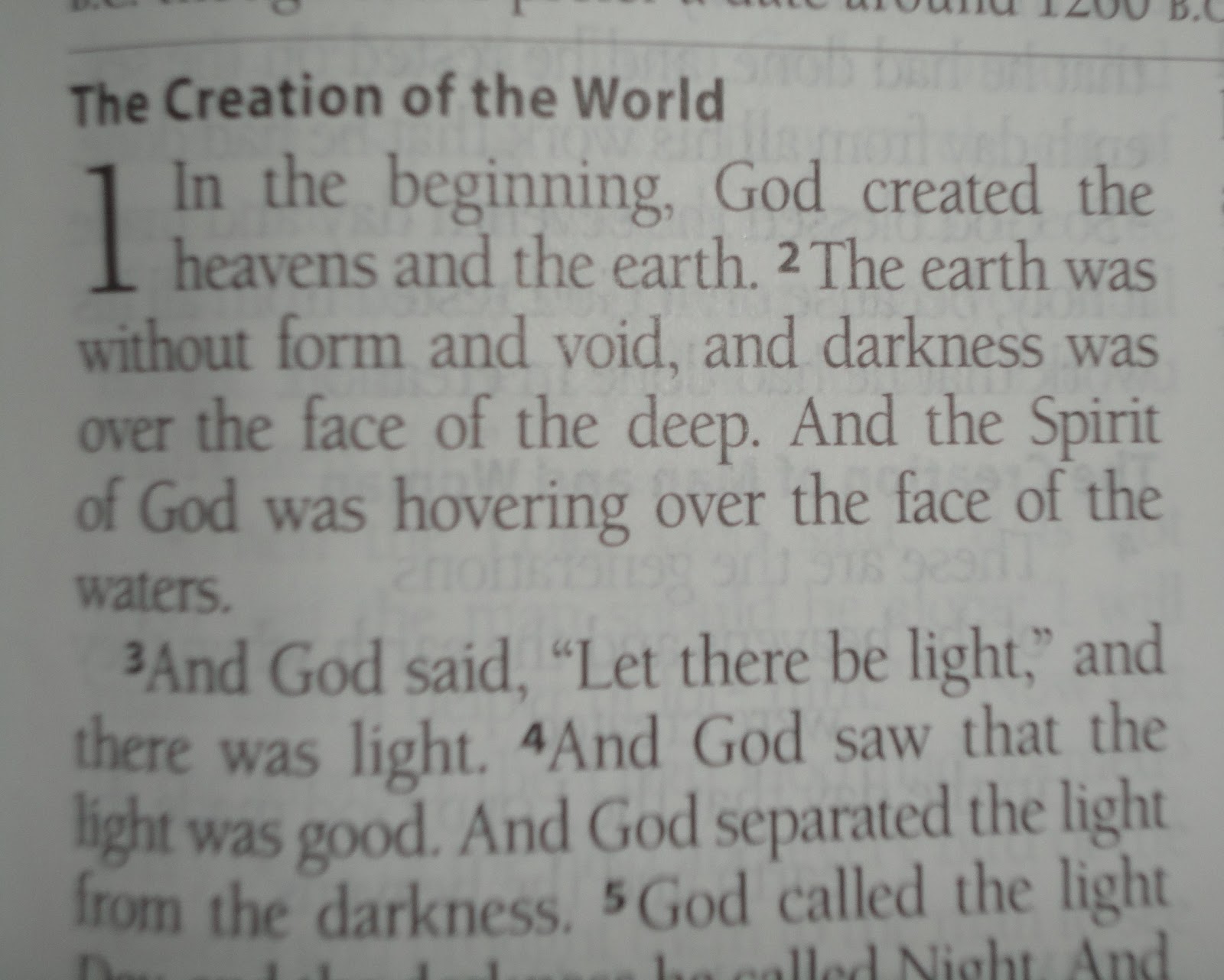 Be The Voice - Gen1Rev22: HE CREATED all things