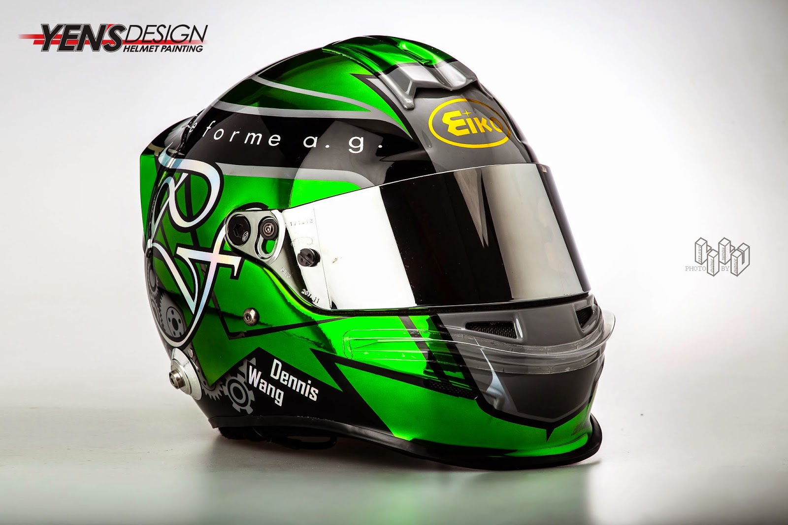 Racing Helmets Garage: Bell RS3 Pro D.Wang 2014 by Yen's Design Helmet ...