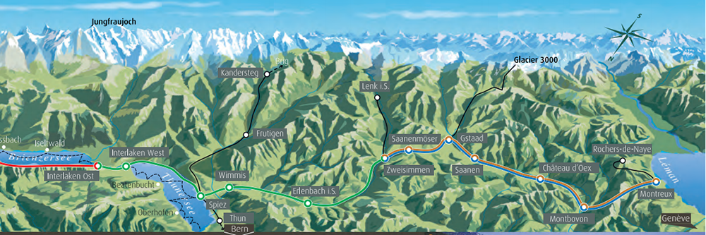 wicsir travel blog: เที่ยวสวิส 9 .... นั่งรถไฟ Golden Pass Line ชมวิว ...