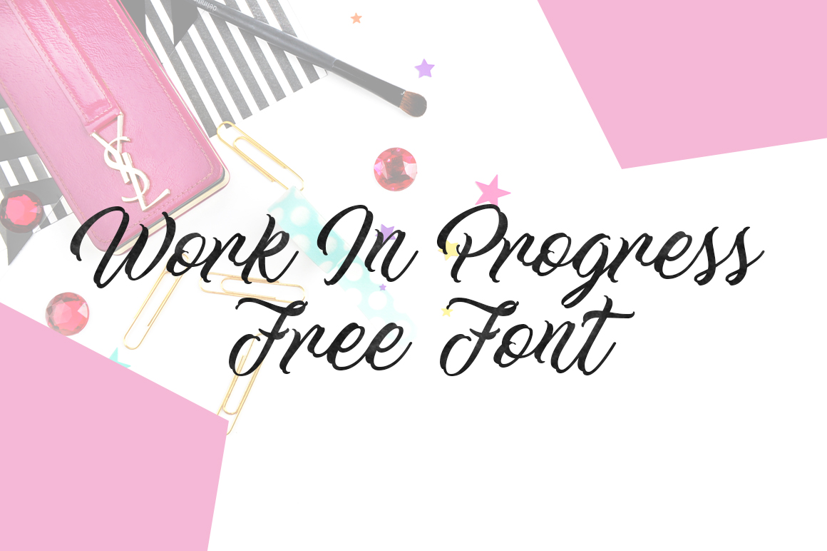 DLOLLEYS HELP: Work In Progress Free Font