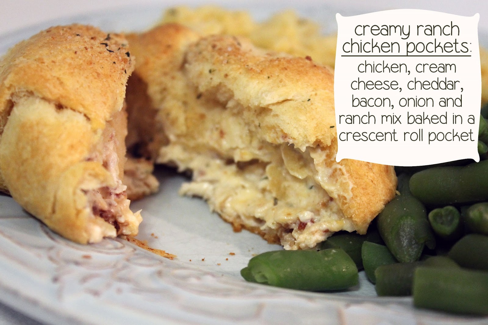 PinsterSisters: Creamy Ranch Chicken Pockets