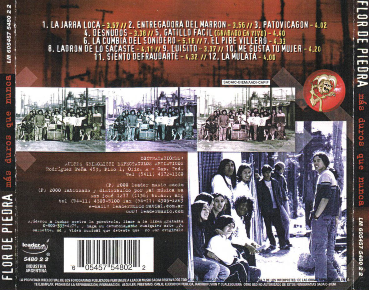 Industriales Cumbia: Flor de Piedra - Mas Duros que Nunca (2000)