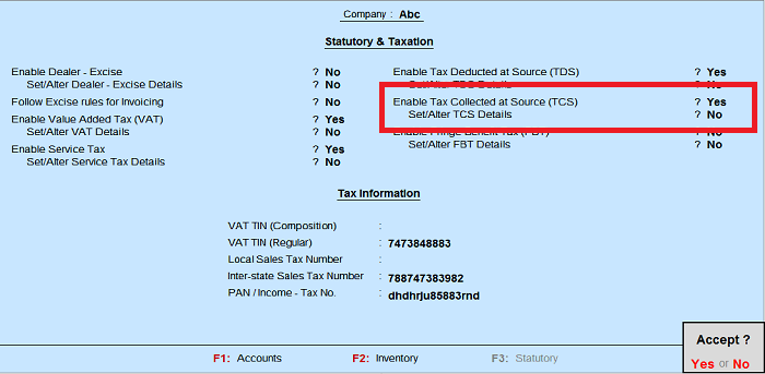 AllAboutCommerce: How TCS is calculated in Tally