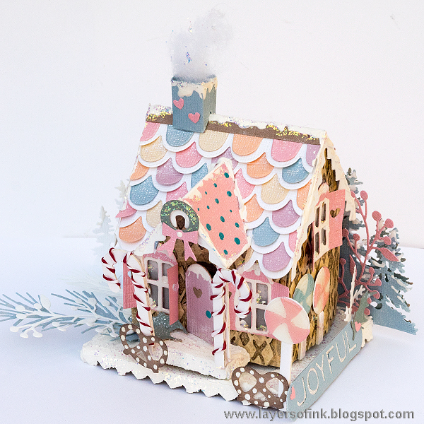 Layers of ink: Pastel Paper Gingerbread House Tutorial