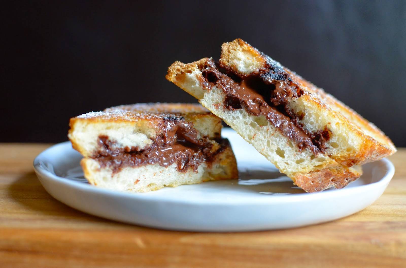Playing with Flour: Affogato float and a grilled chocolate sandwich