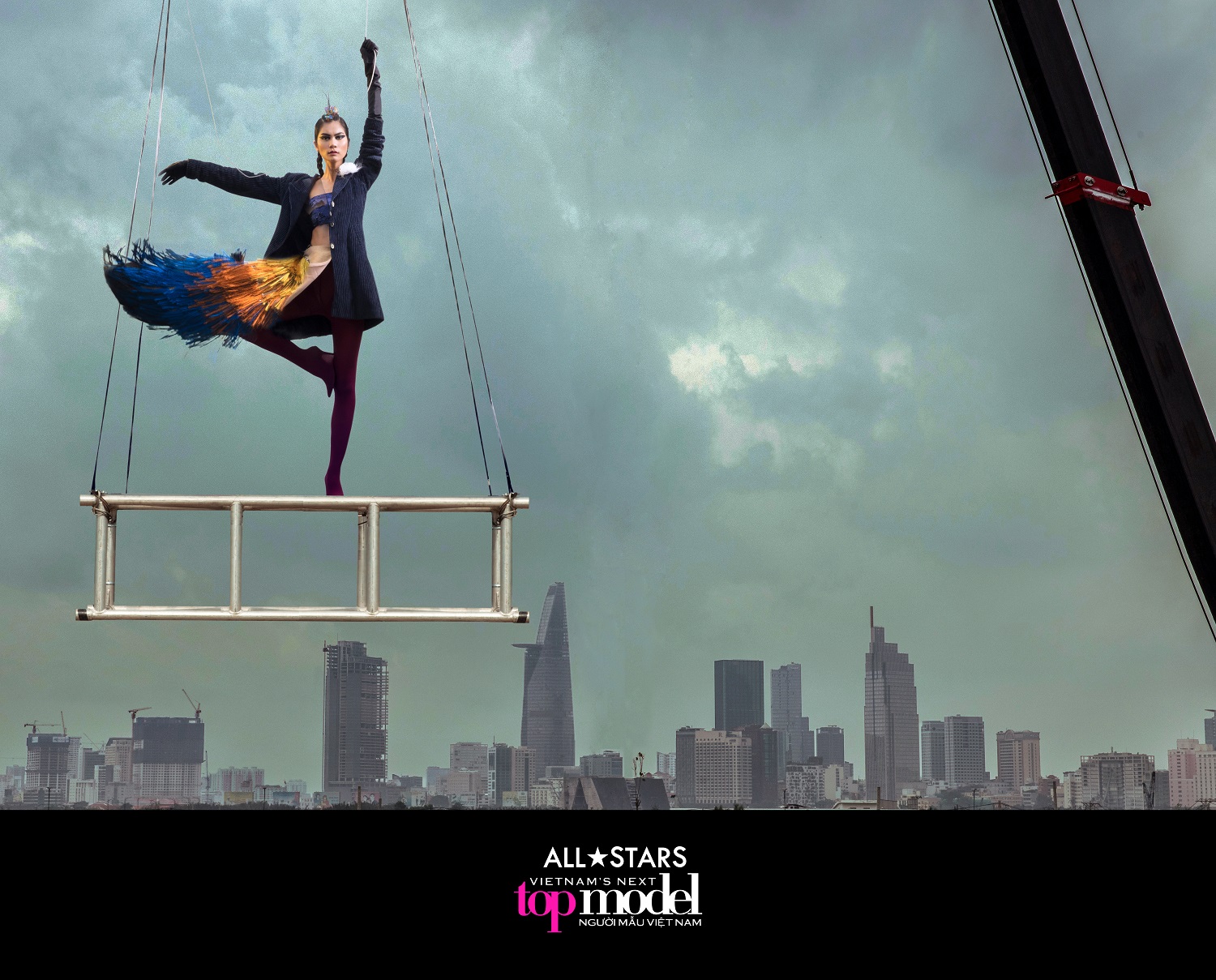 VNTM Cycle 8 8th Episode : Suspended in the Air with Crane Photo Shoot ...