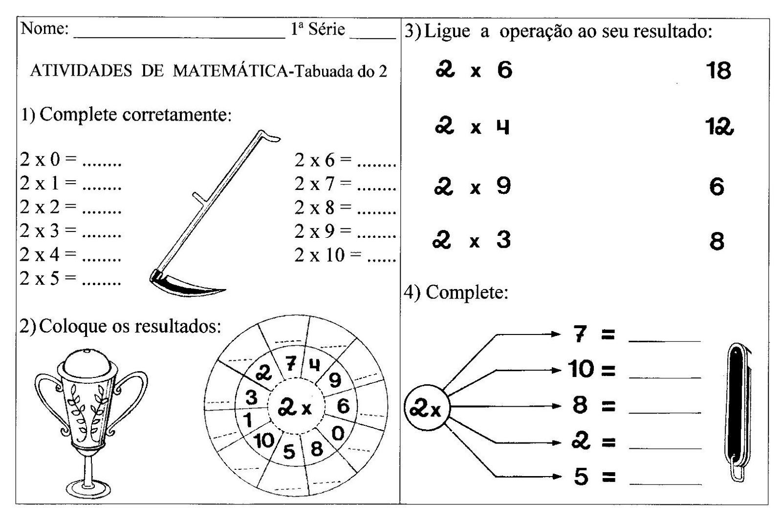 ATIVIDADES MATEMÁTICA 3° ANO FUNDAMENTAL EXERCÍCIOS IMPRIMIR (XIII ...