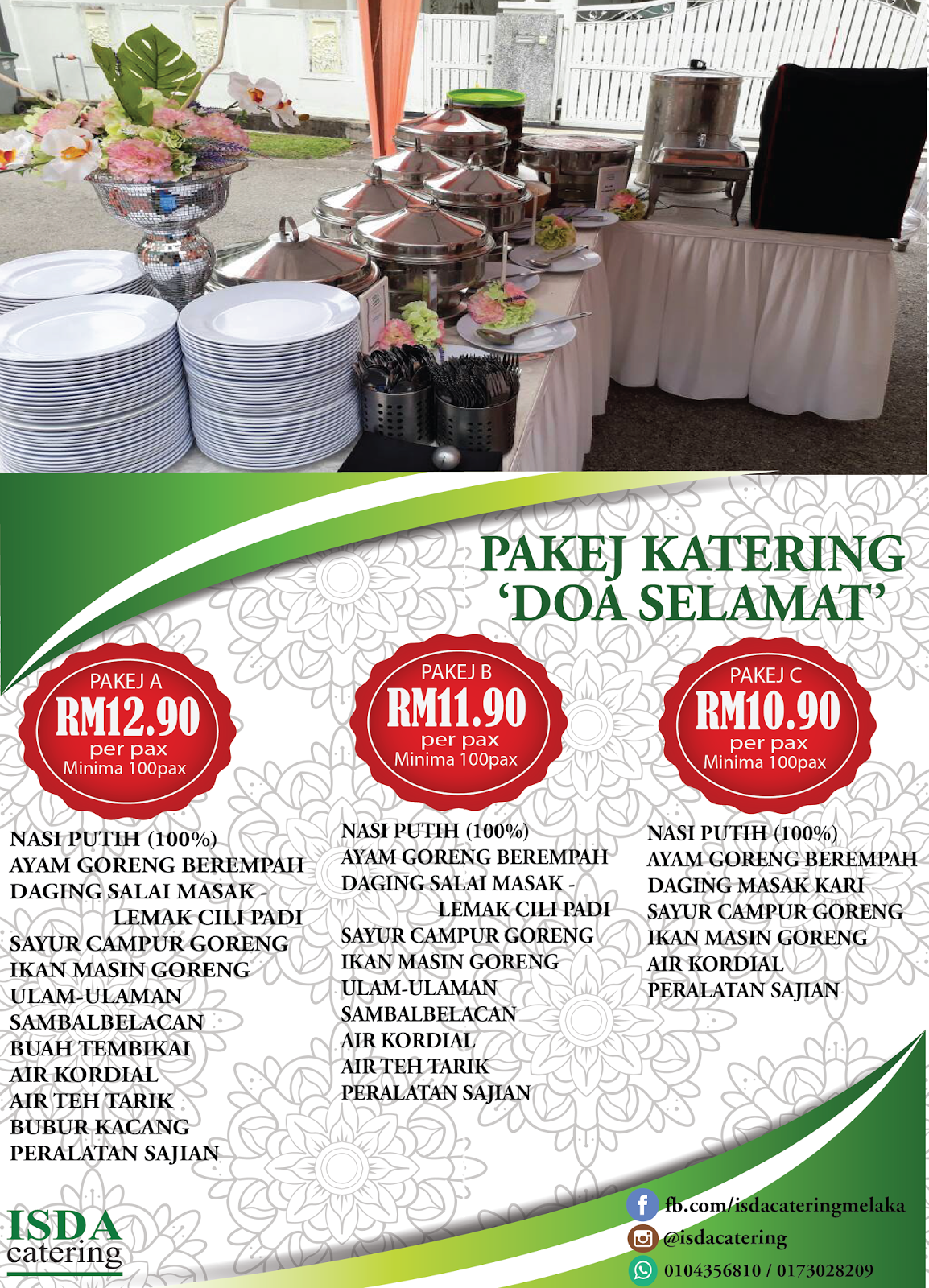 PAKEJ KATERING DOA SELAMAT DAN AQIQAH ~ ISDA Catering & Wedding Planner ...