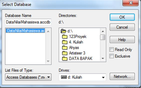 MEMBUAT APLIKASI PENCARIAN DATA MENGGUNAKAN DATABASE (Ms. Access 2010 & Java Netbeans) - AIMAGU