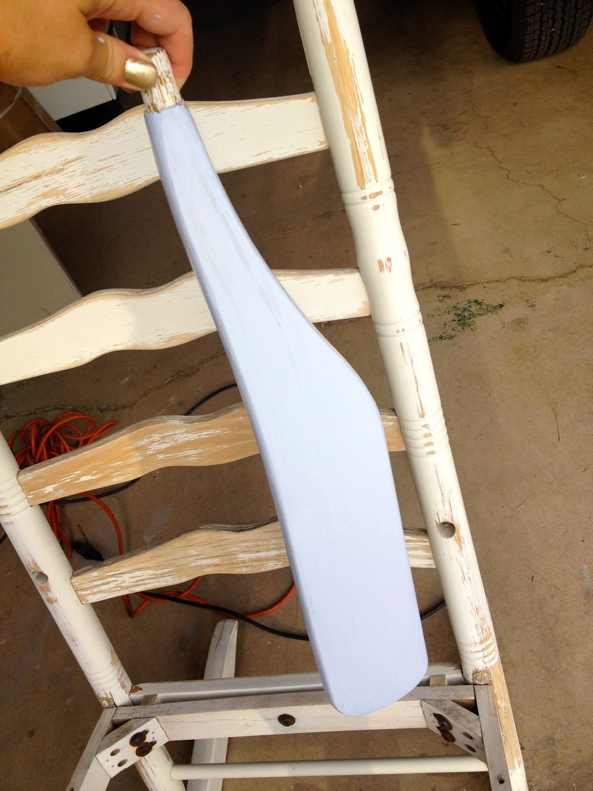 Lauren Kelly Finds: Chevron Rocking Chair Revised