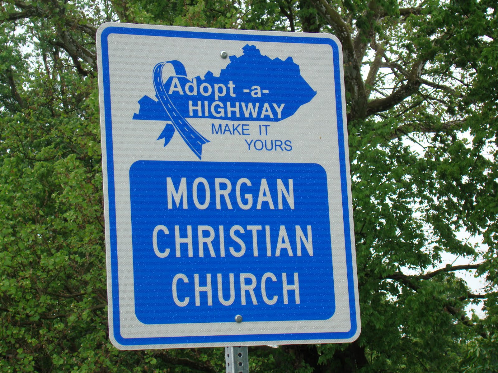 Morgan Christian Church (Disciples of Christ): Signs of Morgan