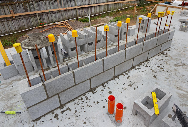 CONCRETE BLOCK WALLS | The New Zealand's First Passive House