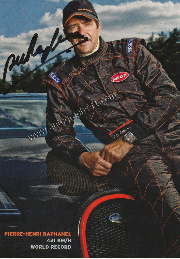 Autographs-F1: Pierre-Henri RAPHANEL