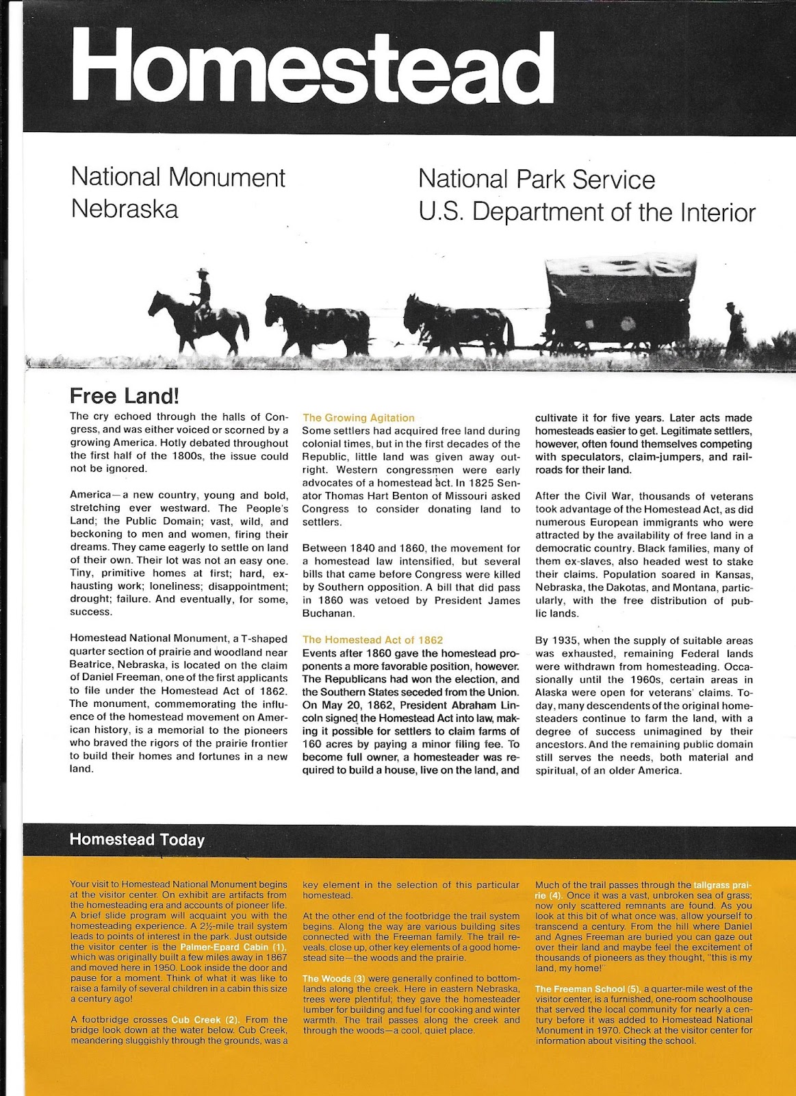 National Parks & State Parks: Nebraska: Homestead National Monument of ...