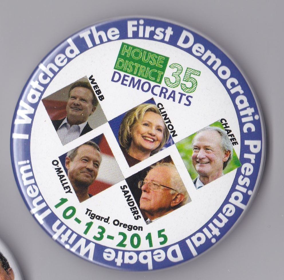 Oregon APIC Chapter: 2016 Democratic Primary Pins