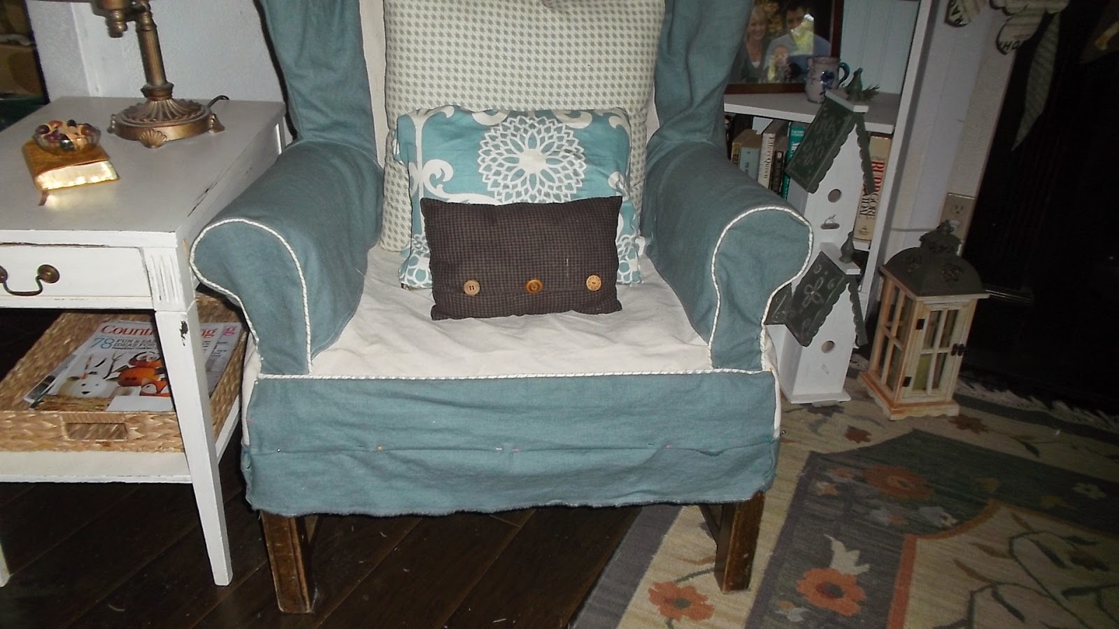 living a cottage life: Another Wing Chair Tutorial, Part 2