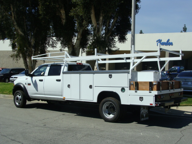 Harbor Truck Bodies Blog: Long Contractor Forklift Rack On 2012 Crew ...