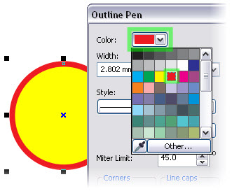 Bekerja Dengan Outline Pen di CorelDRAW | Belajar CorelDRAW