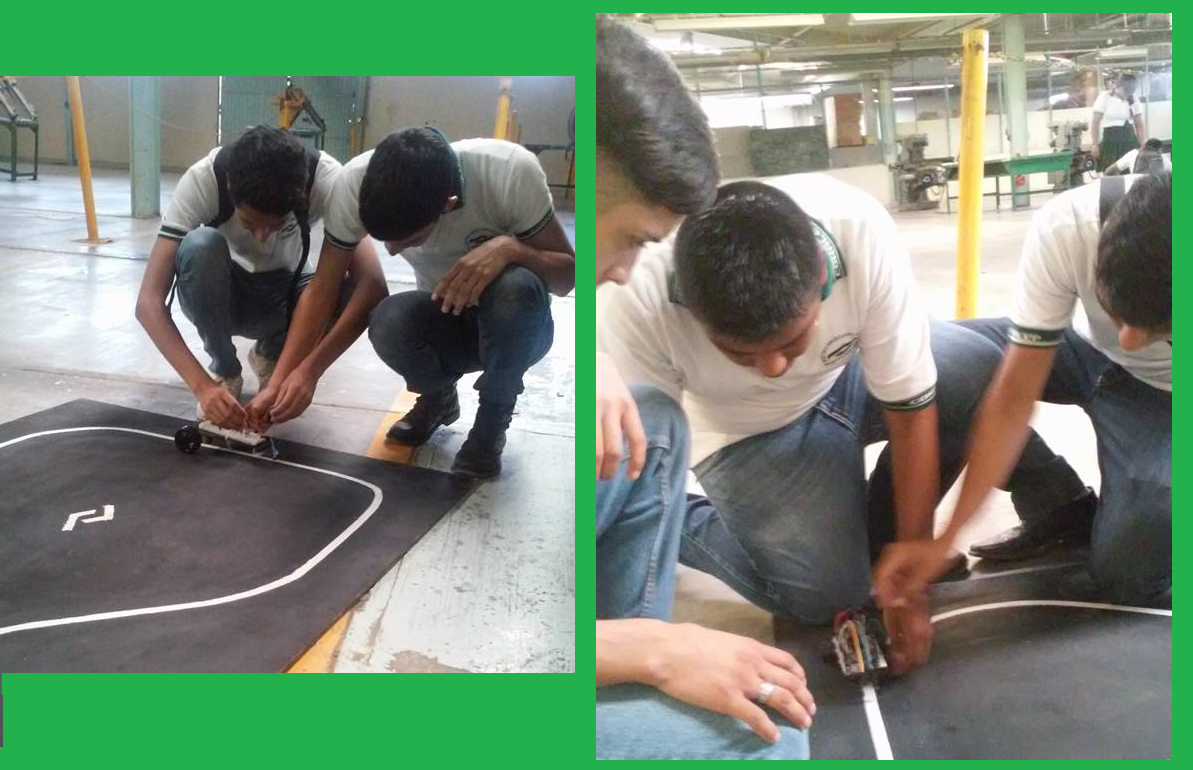 coparoman: Concurso de Robot seguidor de línea en CMF del CONALEP