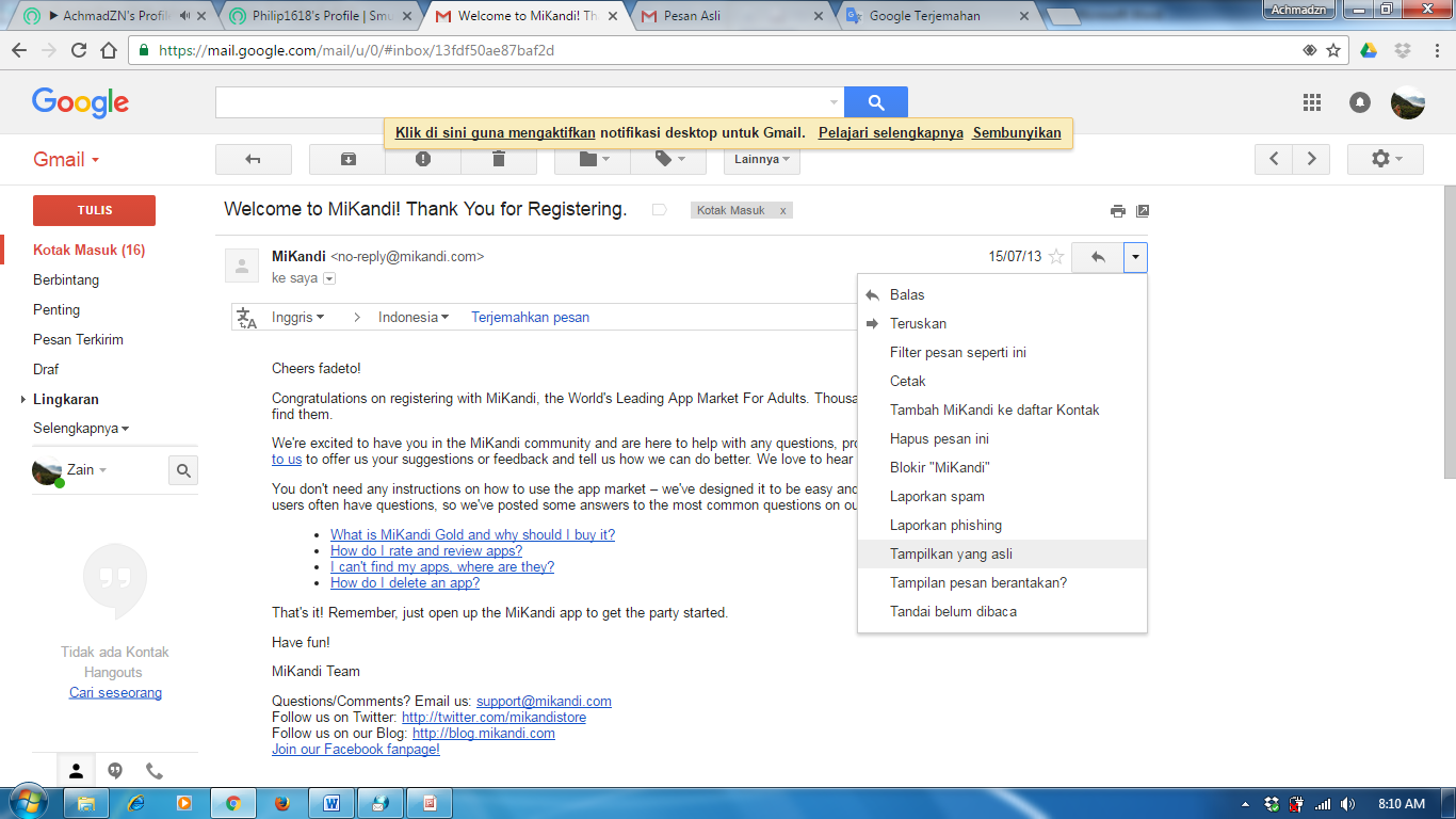 Tutorial Melacak Email Dengan Aplikasi EmailTrackerPro