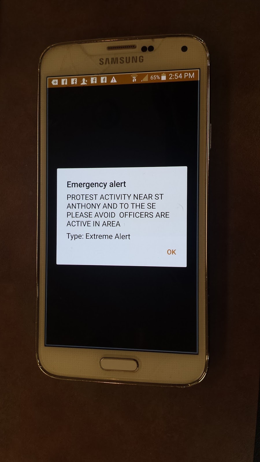 Seeing the Elephant: Extreme Emergency Cell Phone Alert Issued For Anti ...