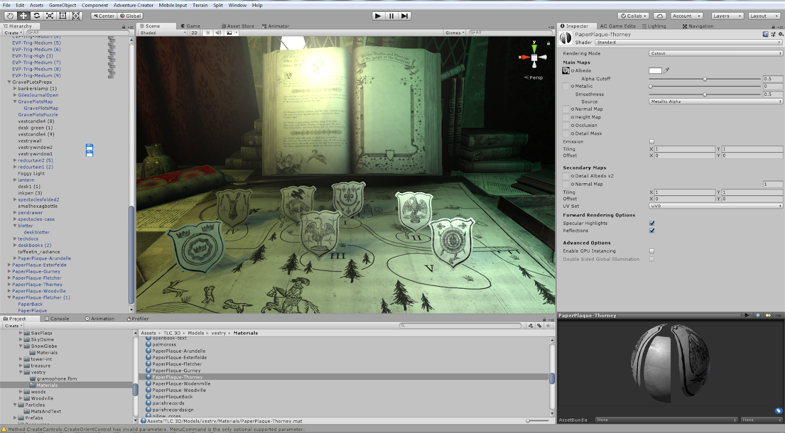 TLC Silent Night - Fixing puzzles and adding final details.