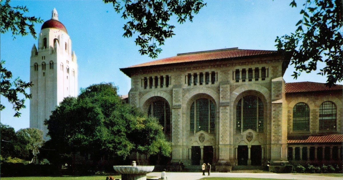 Library Postcards: Library, Stanford University, Stanford, California