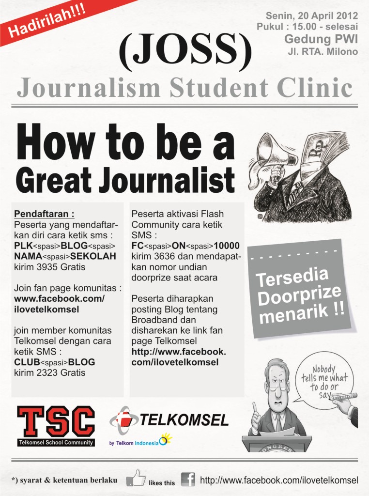 BeiNy HarSono: Poster TSC Journalism