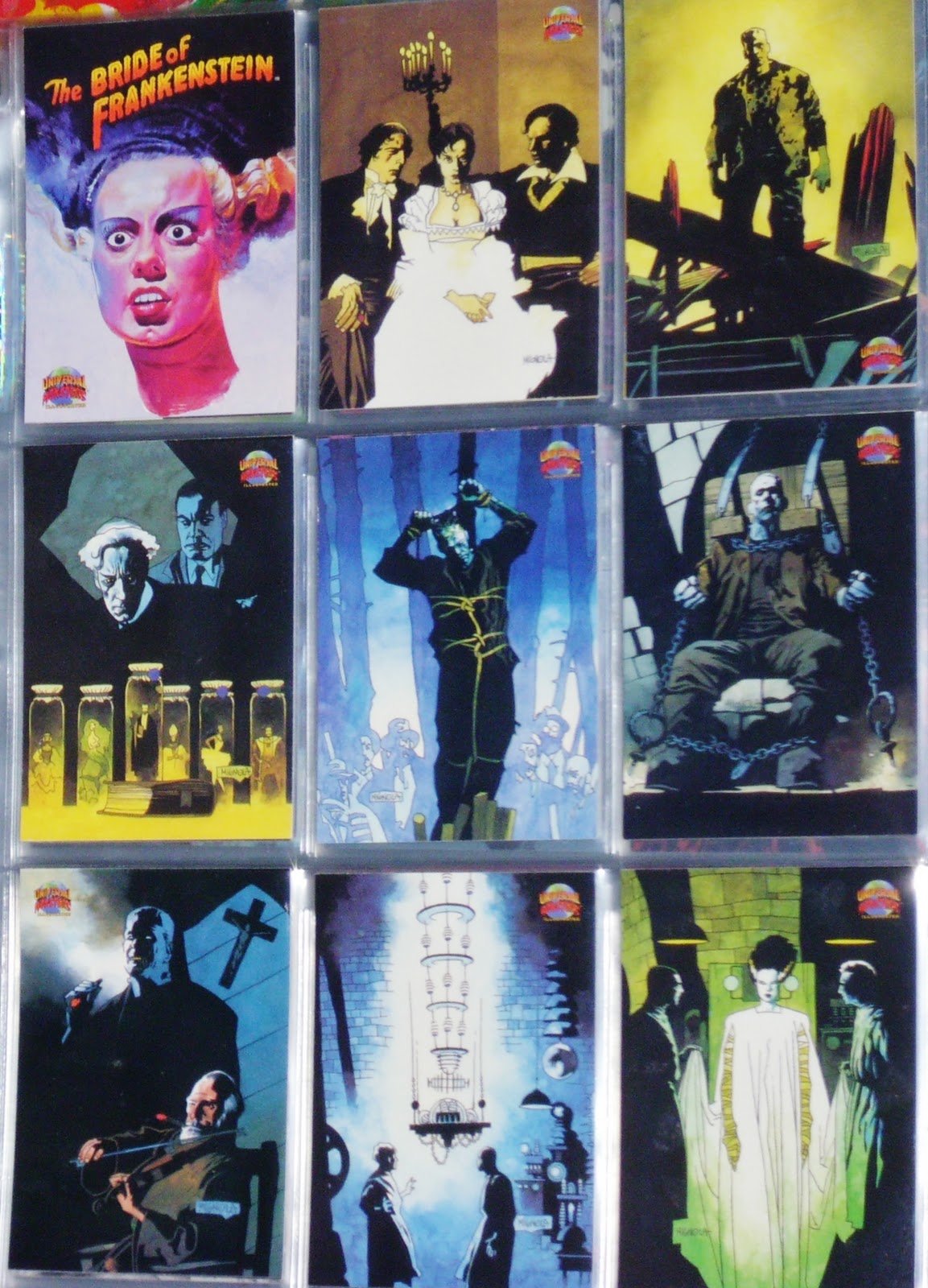MONSTRUOS Y COLECCIONABLES: UNIVERSAL MONSTERS CARDS TOPPS