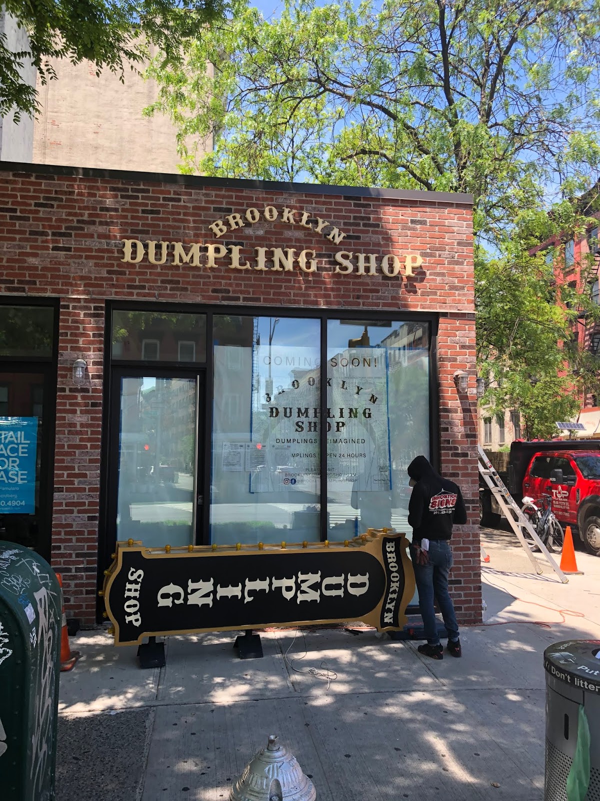 EV Grieve: Here's your Brooklyn Dumpling Shop signage