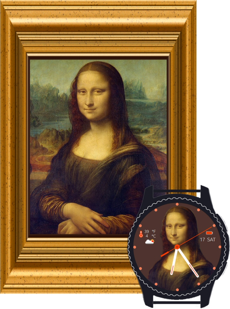 Mona Lisa Watch Face