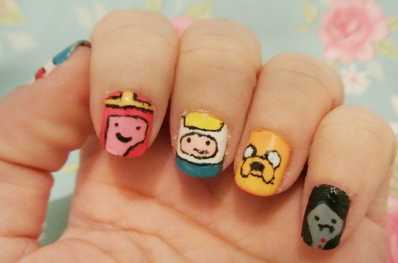 Adventure Time Nail Art