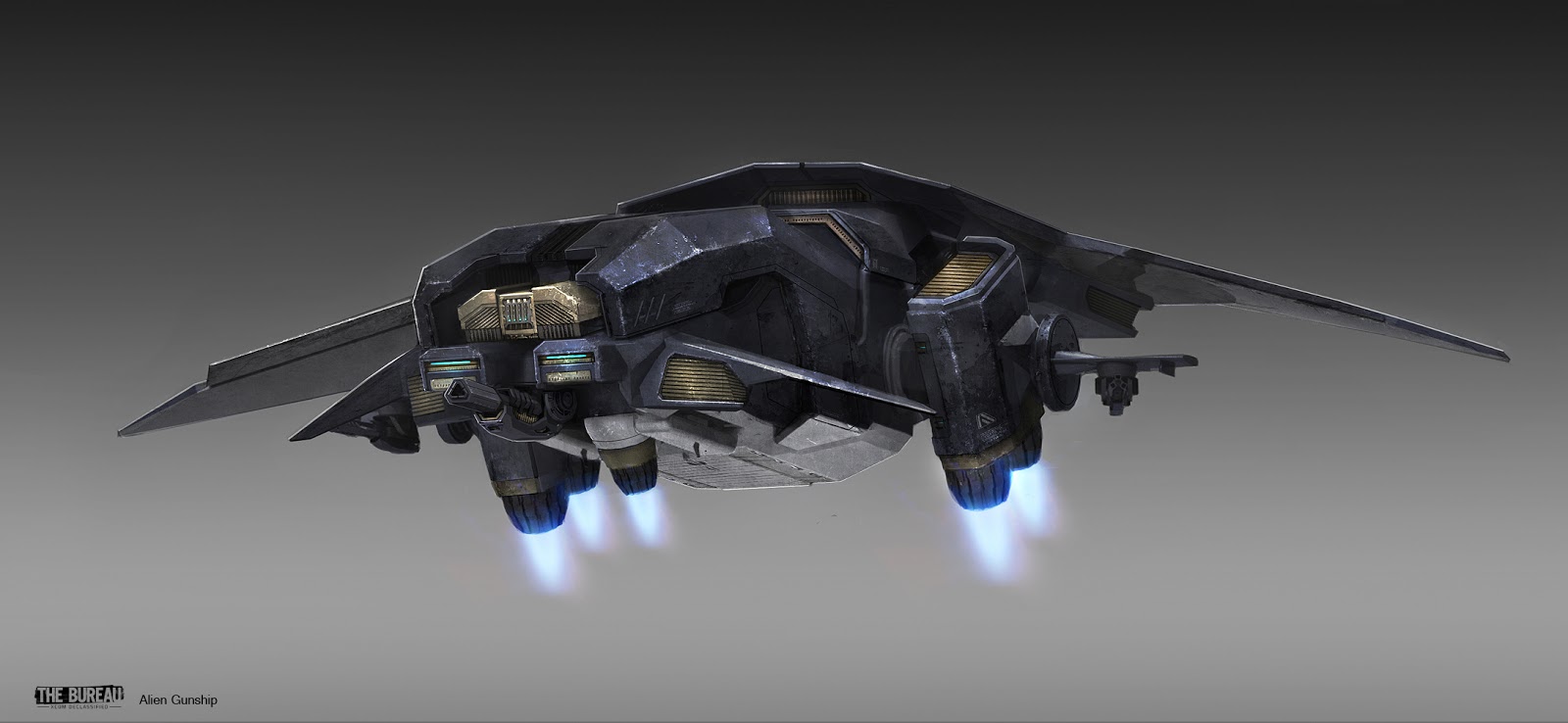 sam brown: The Bureau: XCOM Declassified Alien Gunship