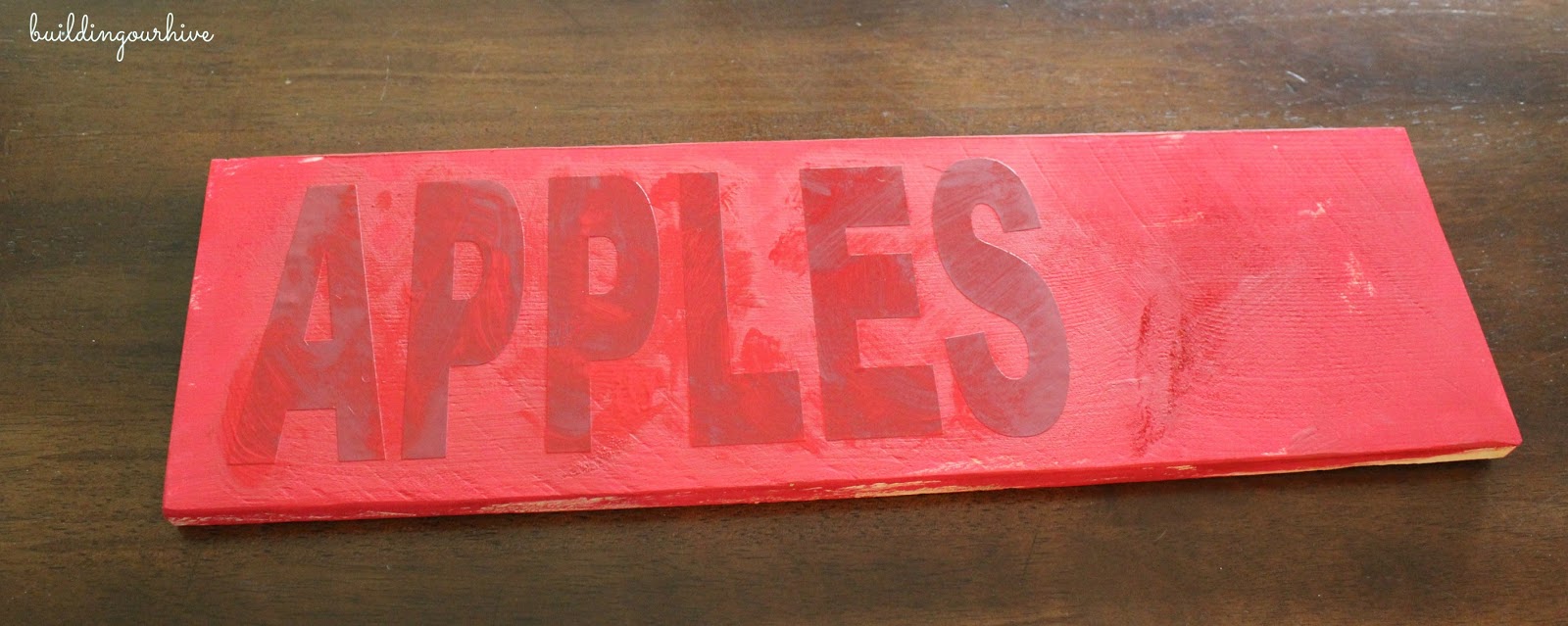 Apples Chalkboard Sign