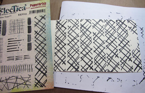 PaperArtsy: 2017 #18 Torn, Ripped, Burnt: Art Journal Page with EEV {by ...