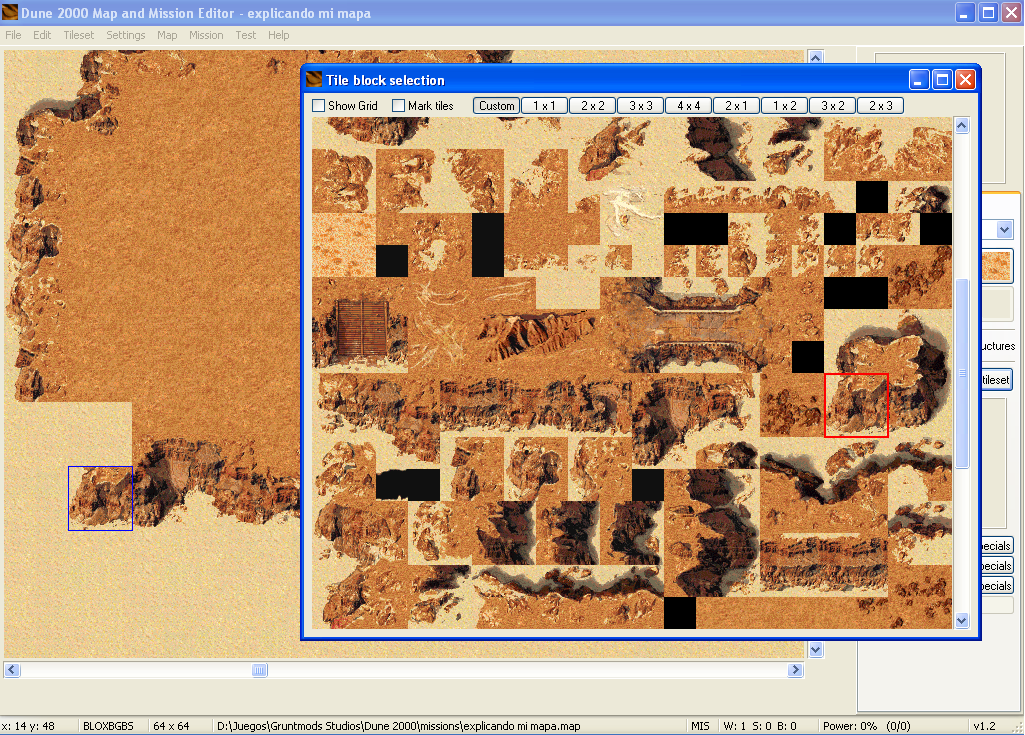 Blog de un jugador: DUNE 2000 MAP AND MISSION EDITOR