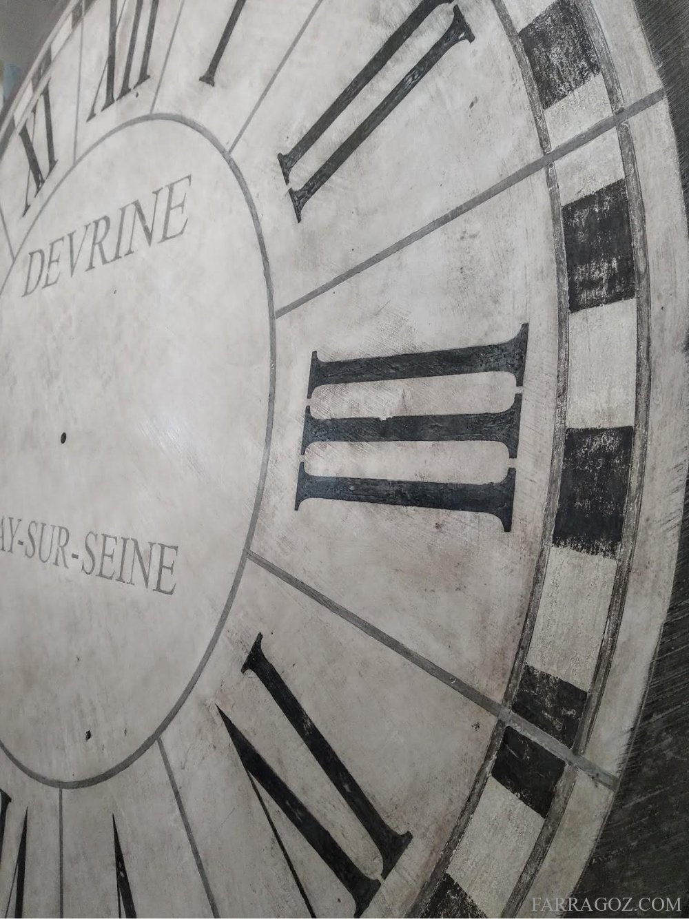 FARRAGOZ Notebook: How to make a large clock face for under $30