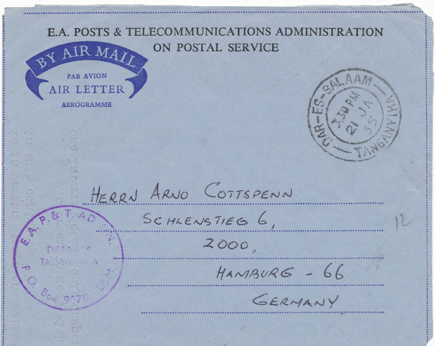 Aerogrammes & Airletters - Philatelic Archeology: East Africa: Official ...