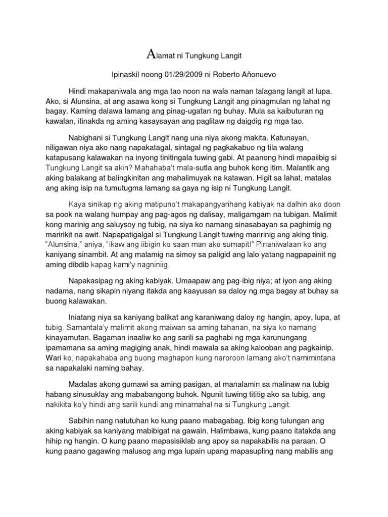 tungkung langit and alunsina - philippin news collections