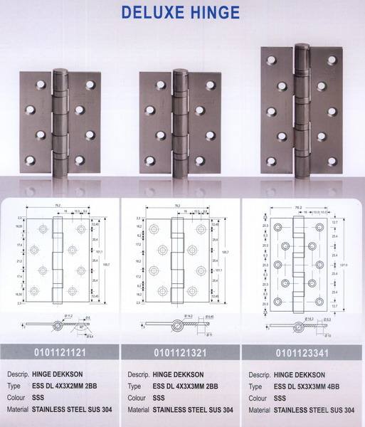 Multi Corp: ENGSEL DEKKSON DELUXE HINGES