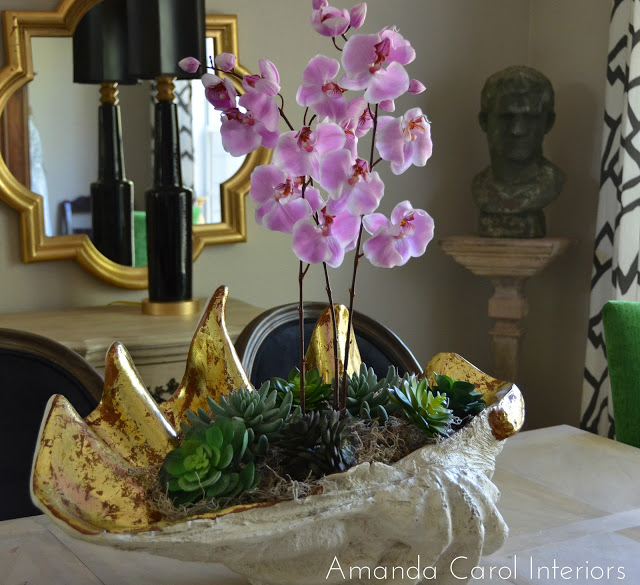 CLAM SHELL ORCHID ARRANGEMENT | Dimples and Tangles