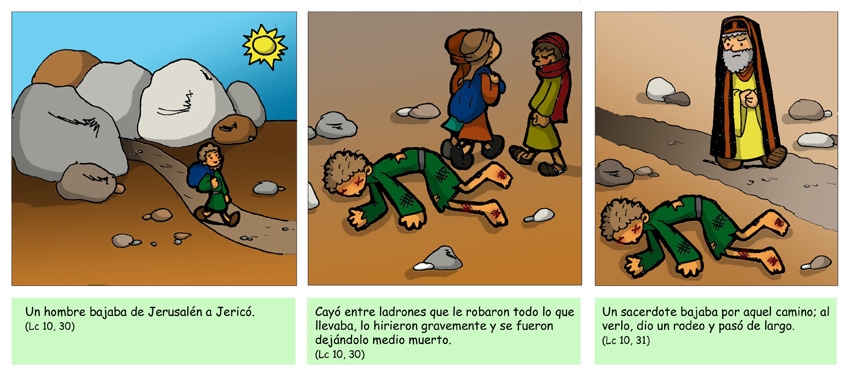 PARÁBOLA DEL BUEN SAMARITANO...