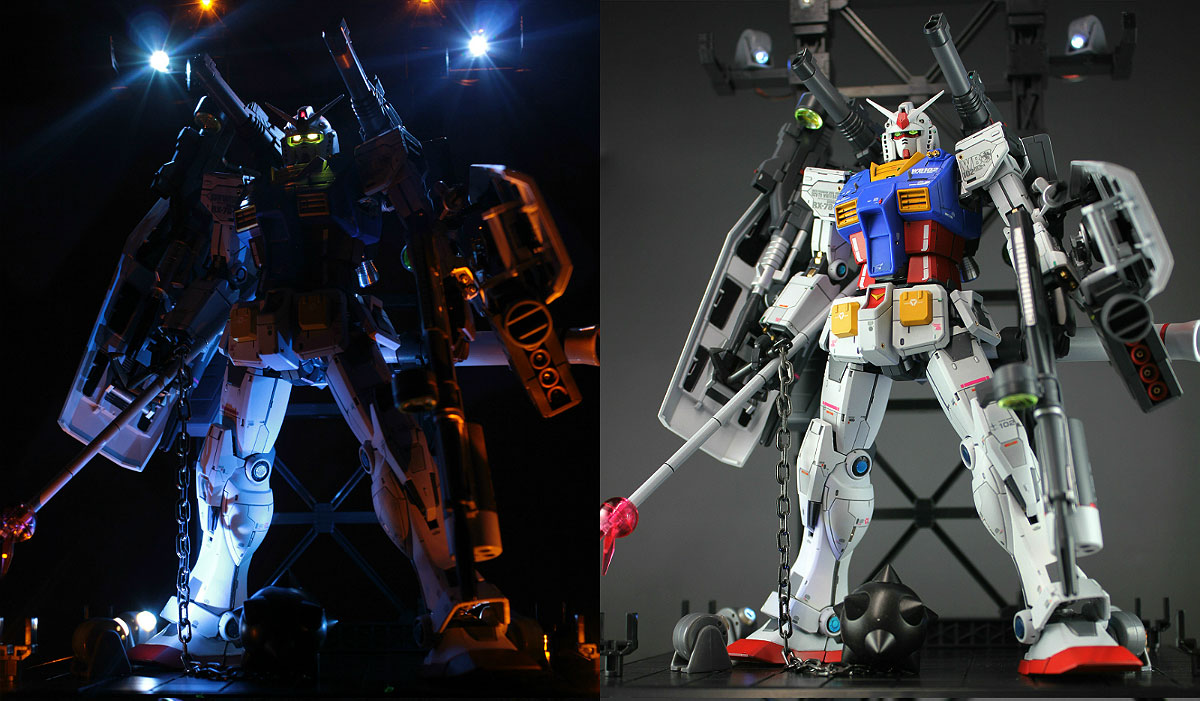 Custom Build: MG 1/100 RX-78-02 Gundam THE ORIGIN "OVERDRIVE"