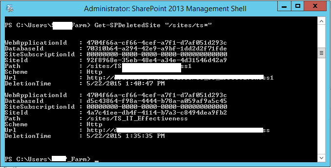 Restore Spsite The Operation That You Are Attempting To Perform Cannot Be Completed