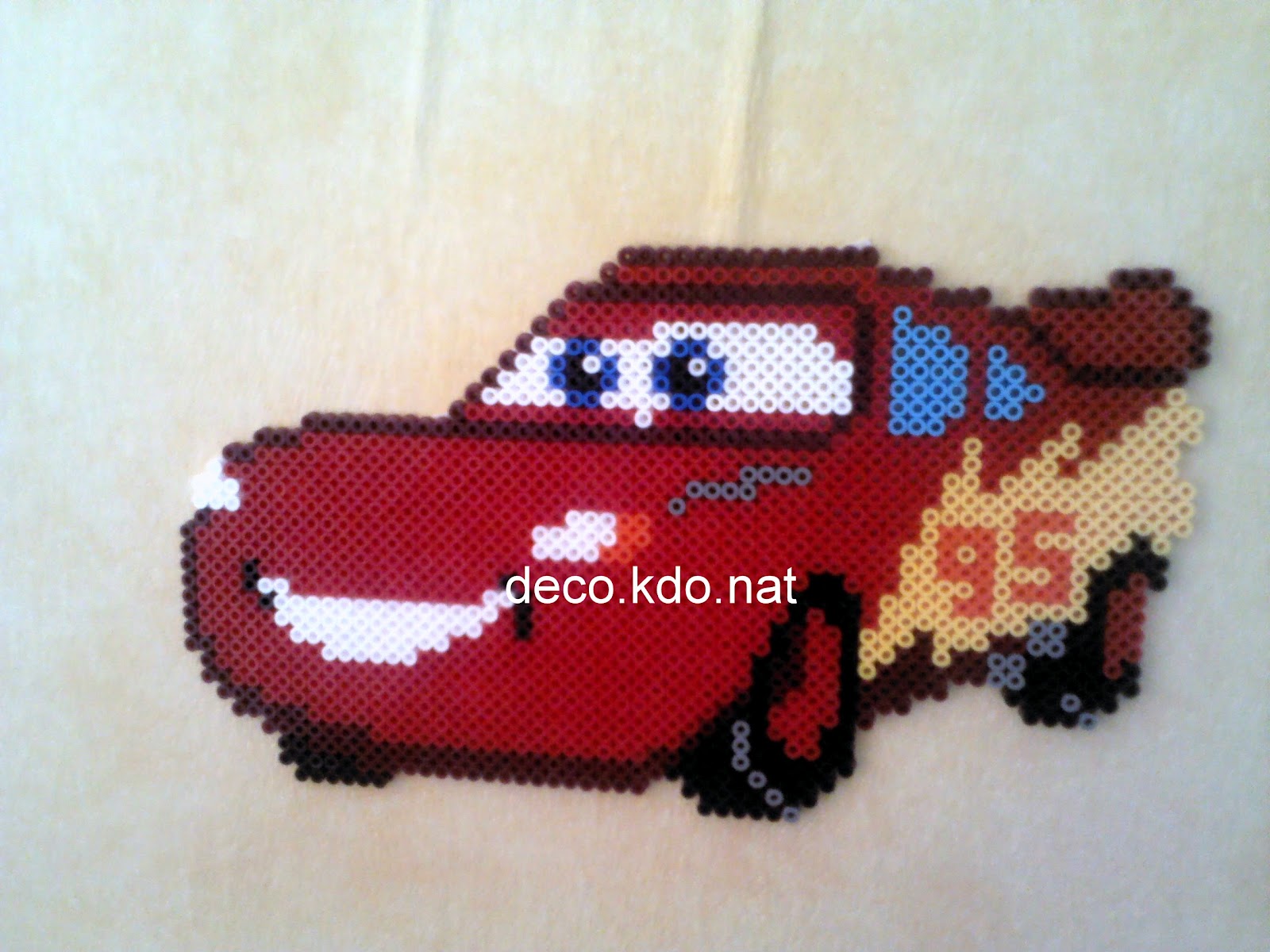 DECO.KDO.NAT: modèles cars | Perles hama, Perle, Broderie et point de croix
